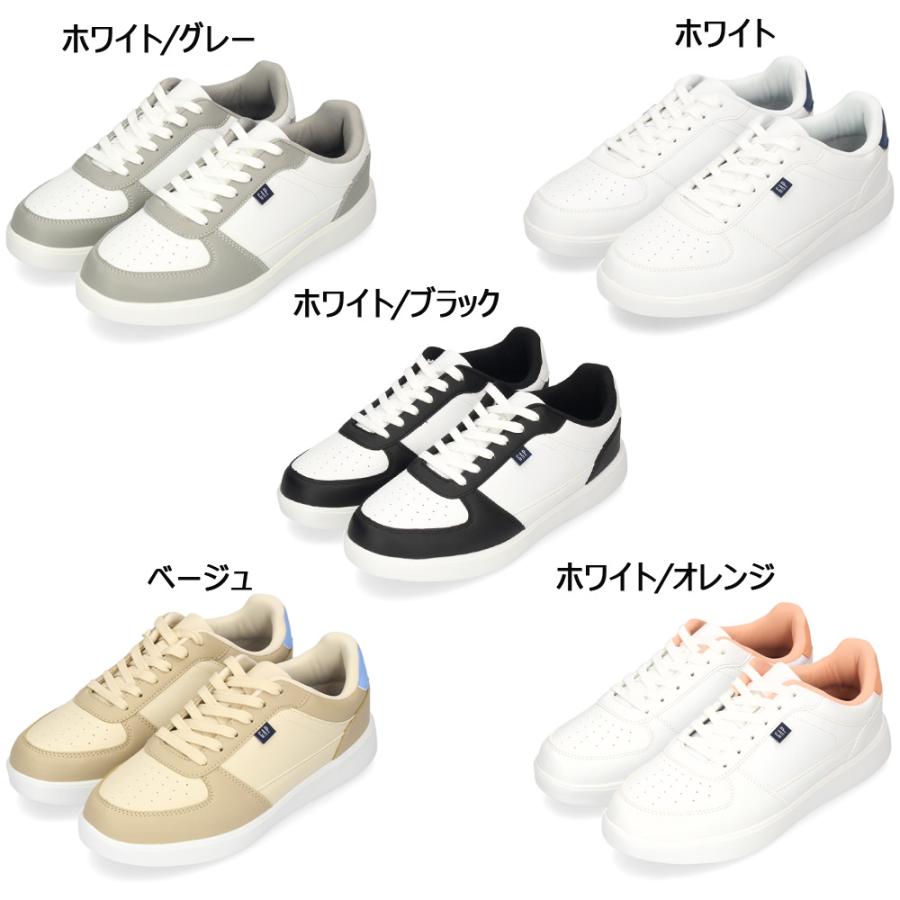 ギャップ スニーカー メンズ レディース 軽い 靴 コートスニーカー ホワイト ブラック GAP GPU12402 ベージュ グレー オレンジ 黒 軽量 クッション性 :00022077 ...