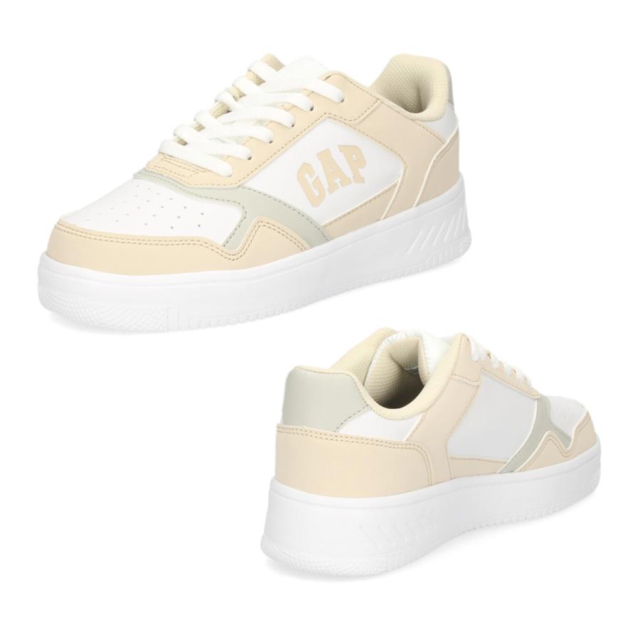 GAP ギャップ スニーカー メンズ レディース ローカット 厚底 軽量 クッションインソール ホワイト 通勤 通学 デイリー 靴 GPU52411 : Parade ワシントン靴店 - 通販 ...