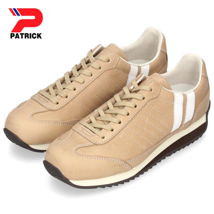 PATRICK パトリック メンズ レディース スニーカー マラソン・モストロ 506113 ベージュ MARATHON-MS BGE 日本製 本革 : Parade ワシントン靴店 - 通販 ...
