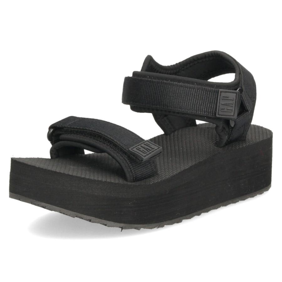 GAP ギャップ 厚底 スポーツサンダル レディース GPL22421 ブラック 黒 ベージュ 靴 スポサン ボリュームソール クッション 軽量 夏 人気 ブランド : Parade ...