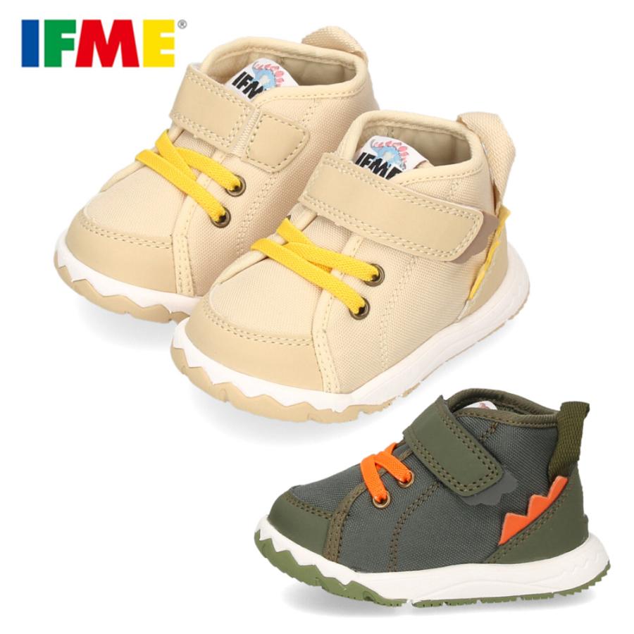 IFME イフミー ベビー キッズ 恐竜ちゃん ミドルカット スニーカー 20-4808 靴 ベルクロ 通園 幼稚園 保育園 履きやすい 歩きやすい : Parade ワシントン靴店 - 通販 ...