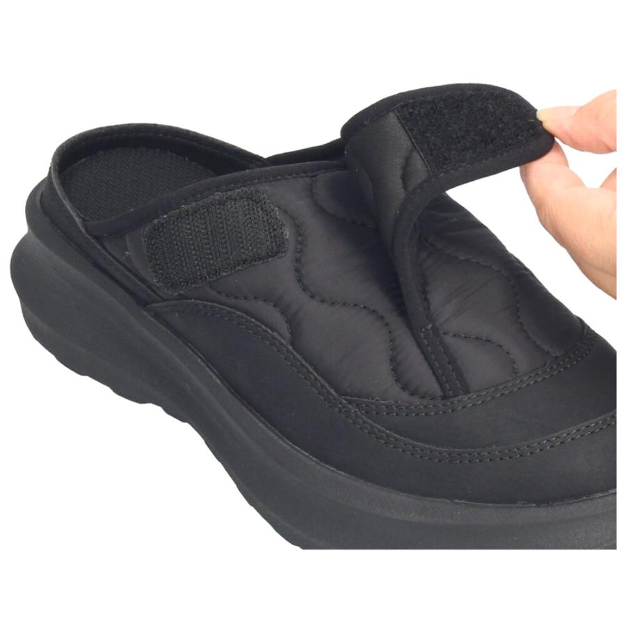 SHAKA（シャカ） サンダル レディース 黒 厚底 靴 シュラフ スライド