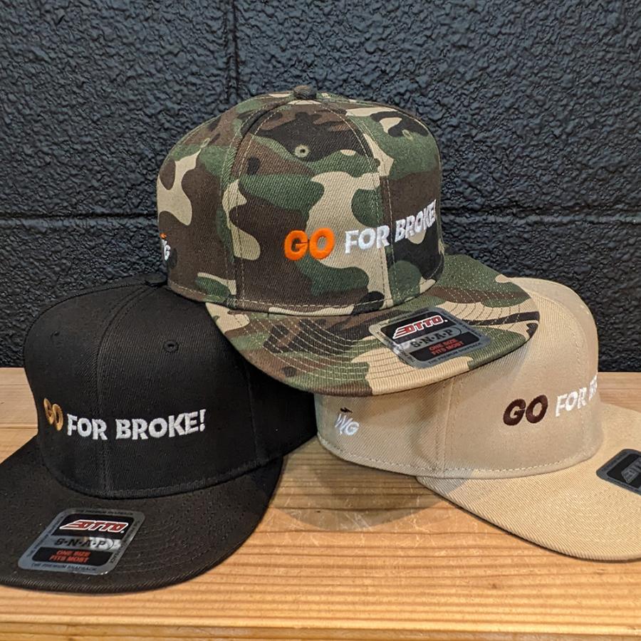 【SALE 30%OFF】WG OGスナップバック ゴルフキャップ「GO FOR BROKE!」／WASISTOCKTS GOLF ゴルフ ...