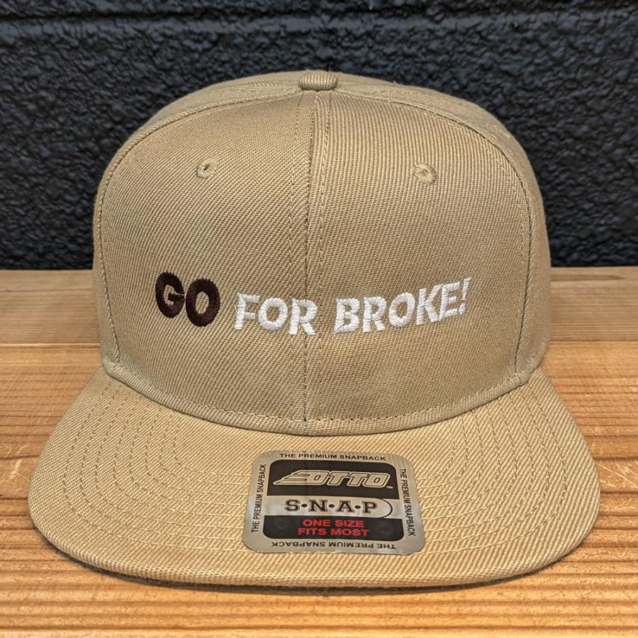 【SALE 30%OFF】WG OGスナップバック ゴルフキャップ「GO FOR BROKE!」／WASISTOCKTS GOLF ゴルフ ...