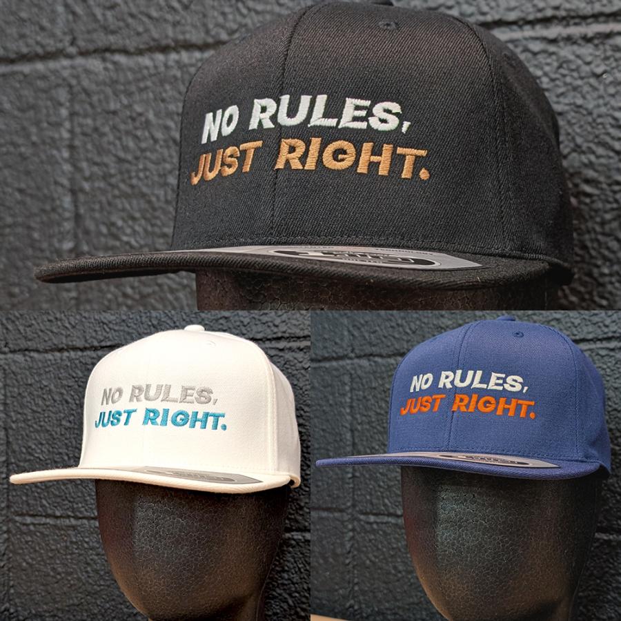 WG OGスナップバック ゴルフキャップ「NO RULES, JUST RIGHT」／WASISTOCKTS GOLF ゴルフ 0200137 ...