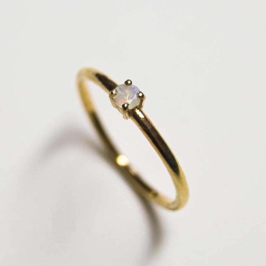 オパール ラウンド3mm K18GPプレーンリング 1.5mm幅 鏡面 3号〜21号｜W.K.W. K18GP OPAL RD3mm PLANE RING 1.5 sv mirror｜FA ...