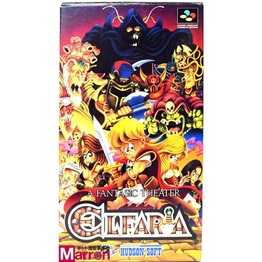 【中古】 SFC エルファリア 箱説付 スーパーファミコン スーファミ : カイトリマロン - 通販 - Yahoo!ショッピング