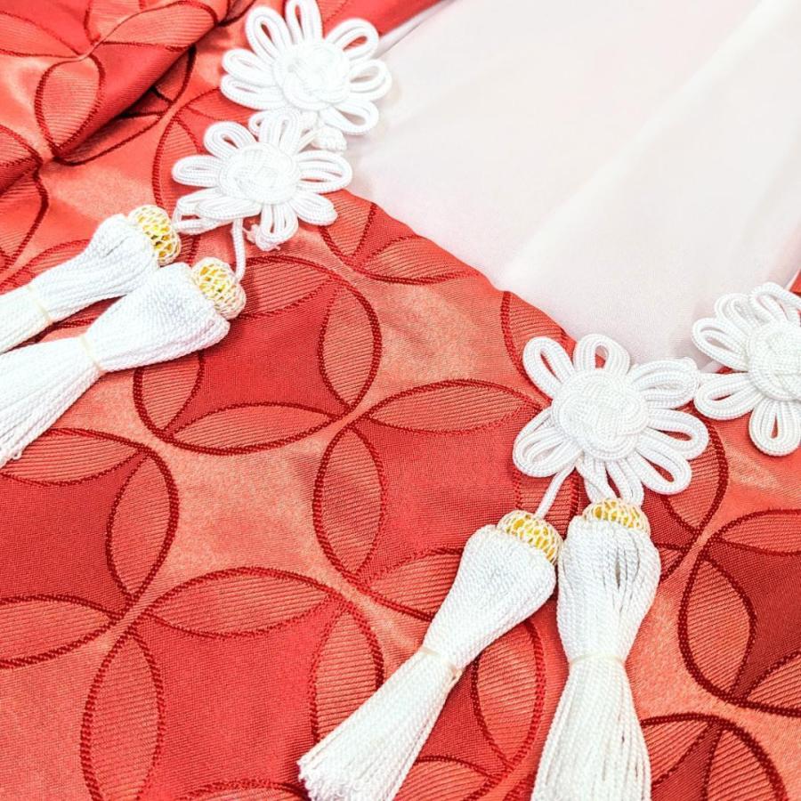 女の子 七五三 3歳 被布コート 単品 古典 七宝 赤 レッド SH9-8 : 和装 綾 - 通販 - Yahoo!ショッピング