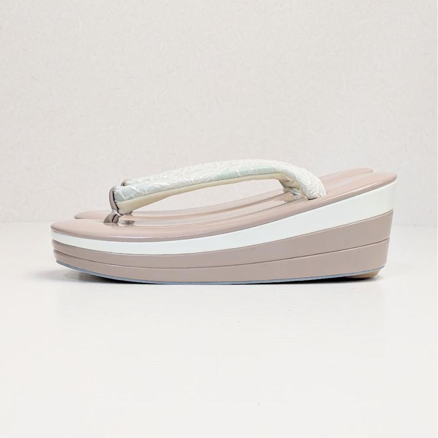 草履 バッグ セット ジャガード 薄い緑×ピンク フリーサイズ u78-2 : uzouri78-2 : 和装 綾 - 通販 - Yahoo!ショッピング