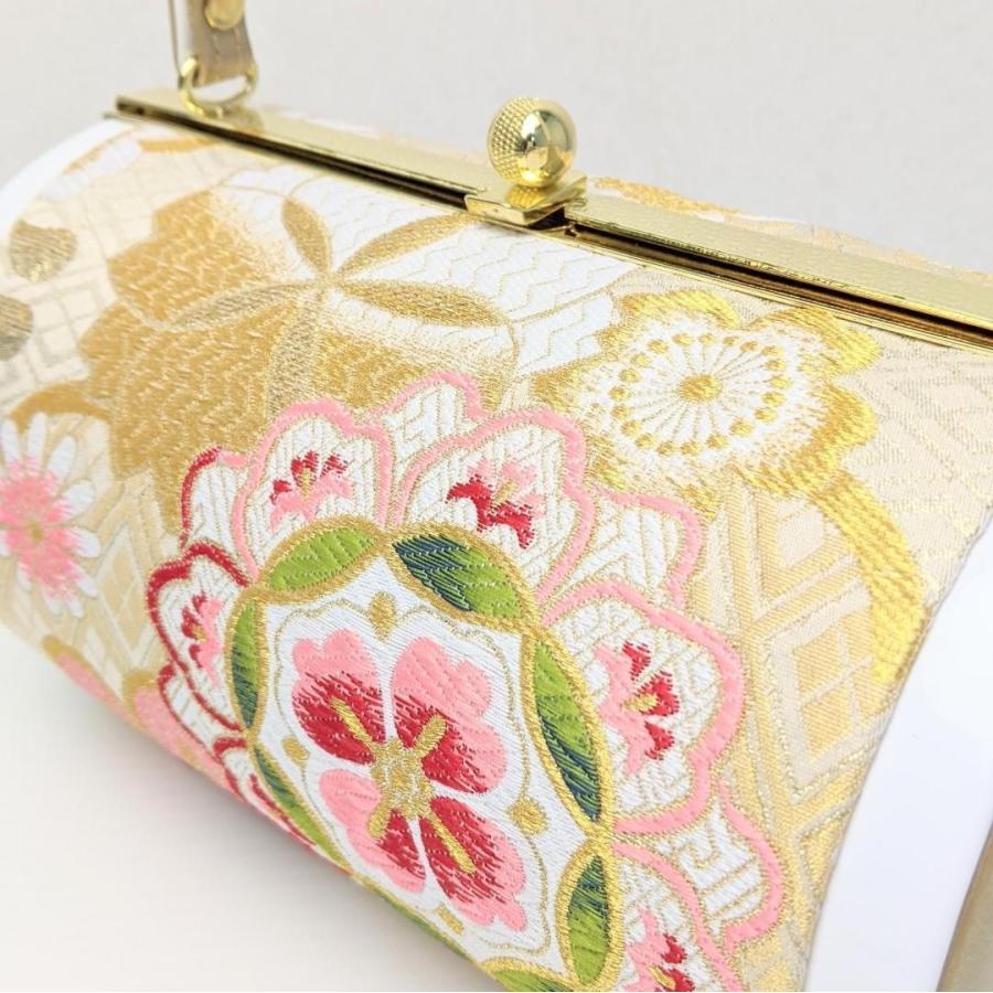 和装 草履バッグセット 振袖用 帯地 金×白 S/M/L/LLサイズ 三枚芯 w43-2 : 和装 綾 - 通販 - Yahoo!ショッピング