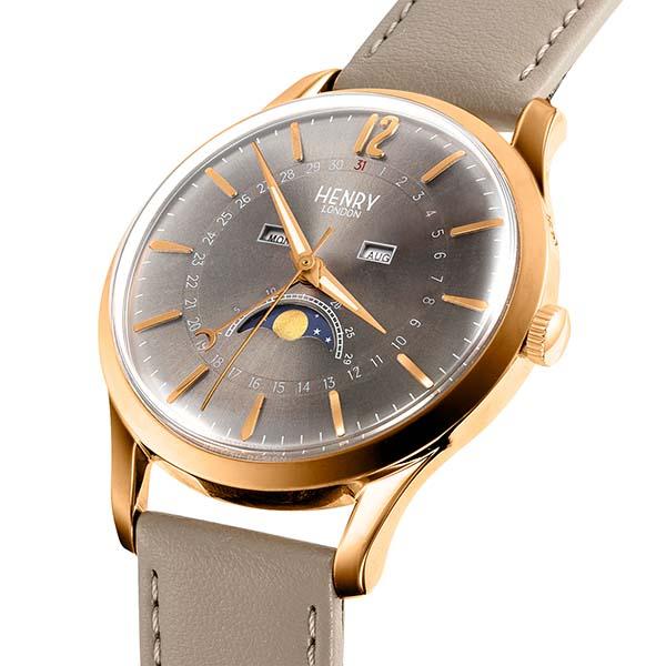 HENRY LONDON ヘンリーロンドン アップルレザーコレクション グレージュ HL39-LS-0422-AL レディース 腕時計 国内 ...