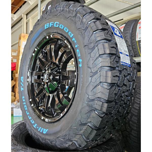 オールテレーン FJ H3 プラド 新品タイヤホイールセット 17インチ Balano BF Goodrich KO2 ホワイトレター 265/70R17 275/70R17 285 ...