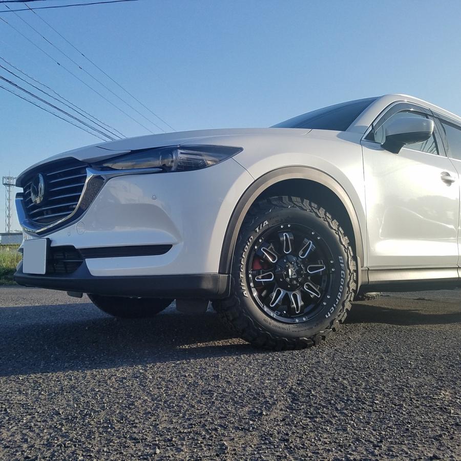 BFグッドリッチ RAV4 CX8 CX5 デリカ D5 エクスプローラー コマンダー 17インチ タイヤ ホイール セット BF グッドリッチ オールテレーン 245/65R17 ホワイト ...