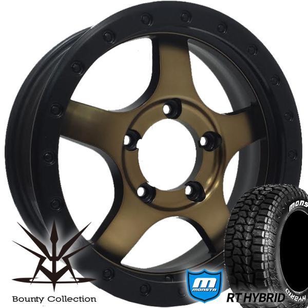 MONSTA TYRES ジムニー JB23 JB64 16インチ Bounty Collection BDX05 モンスタ RT HYBRID 185/85R16 ホワイトレター タイヤ ...