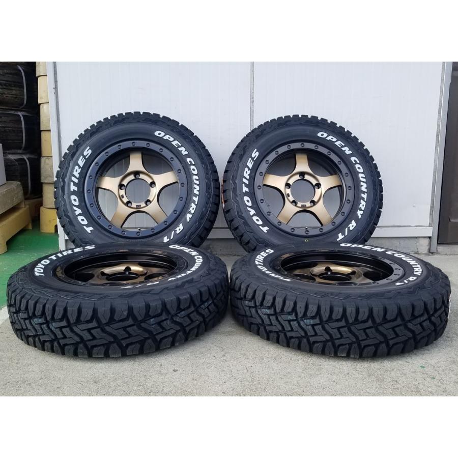 OPEN COUNTRY ジムニー JB23 JB64 16インチ Bounty Collection BDX05 トーヨーオープンカントリーRT 185/85R16 ホワイトレター ...