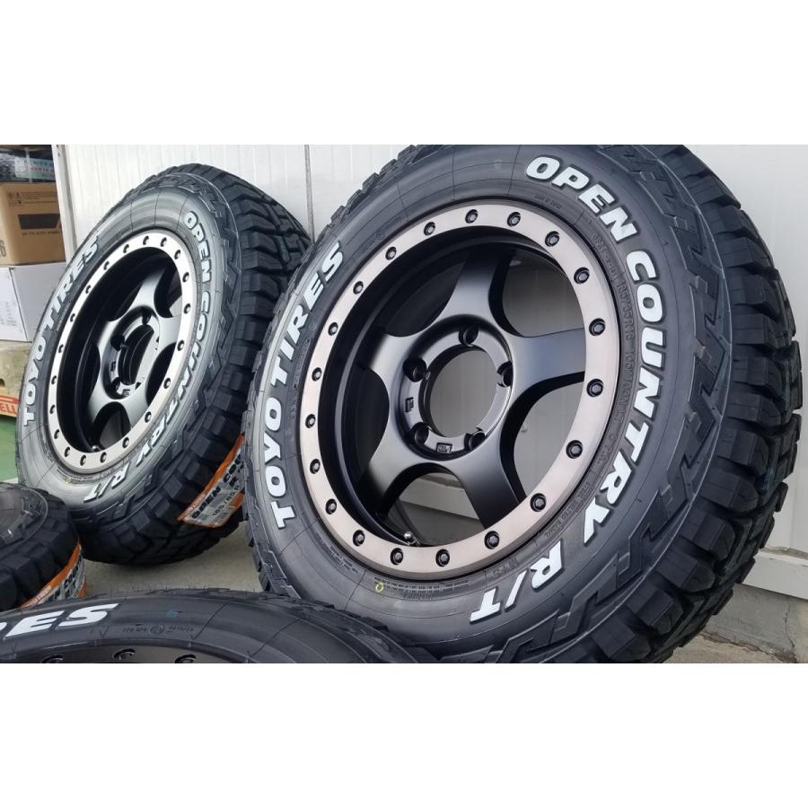 OPEN COUNTRY ジムニー JB23 JB64 16インチ Bounty Collection BDX05 トーヨーオープンカントリーRT 185/85R16 ホワイトレター ...