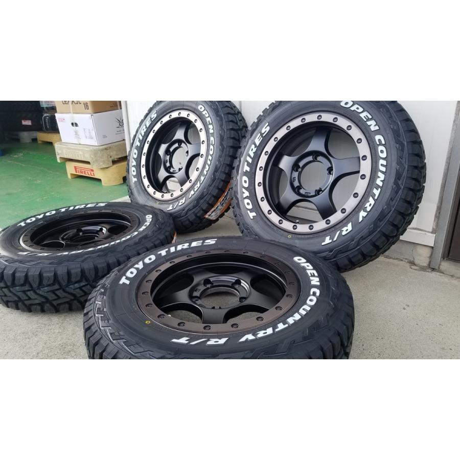 OPEN COUNTRY ジムニー JB23 JB64 16インチ Bounty Collection BDX05 トーヨーオープンカントリーRT 185/85R16 ホワイトレター ...