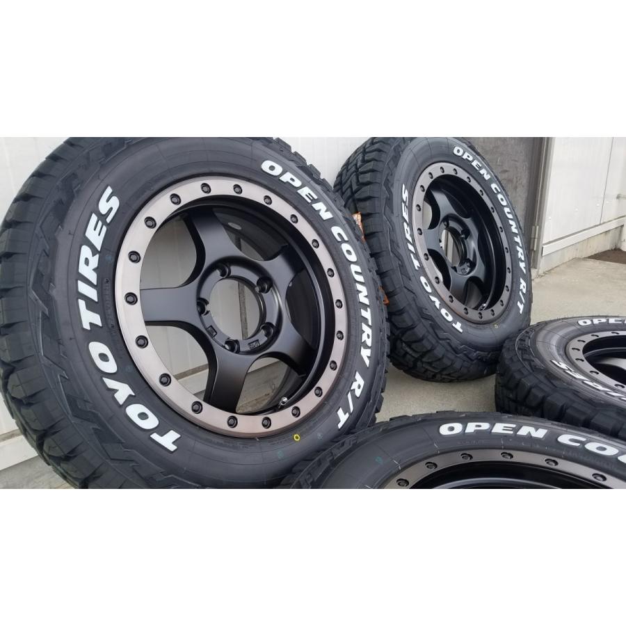 OPEN COUNTRY ジムニー JB23 JB64 16インチ Bounty Collection BDX05 トーヨーオープンカントリーRT 185/85R16 ホワイトレター ...