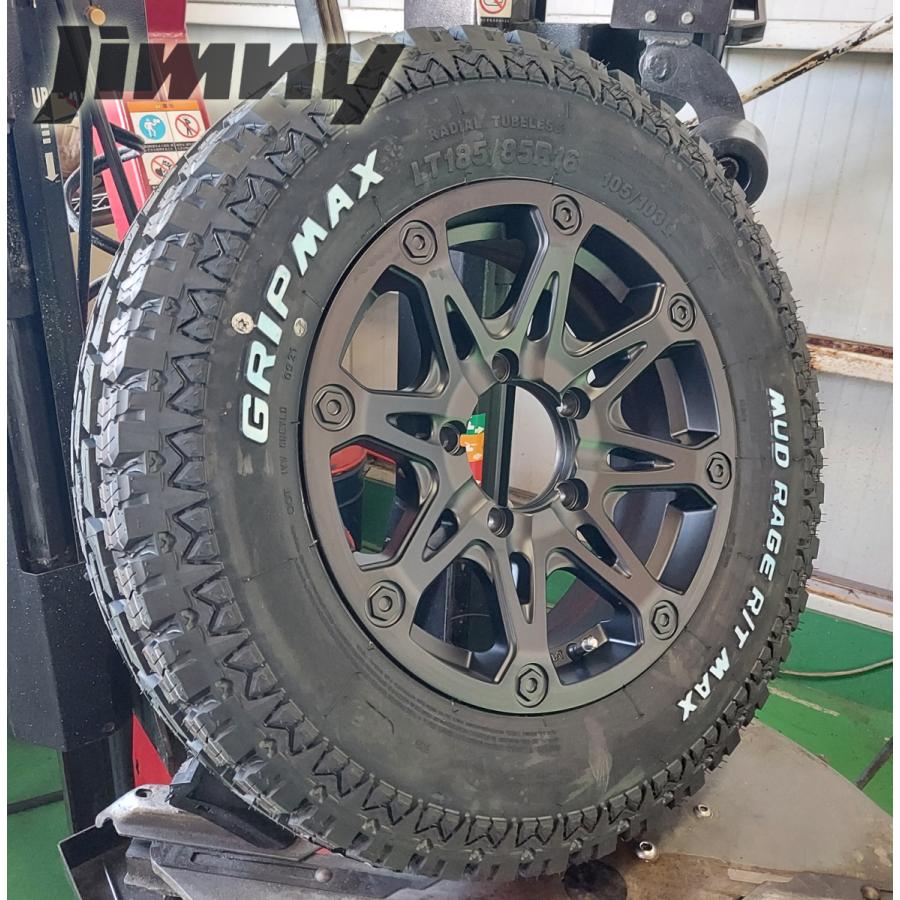 ジムニー JB23 JB64 JA11 JA12 JA22 タイヤホイール 16インチ GripMax MUD RAGE RT MAX 175 ...