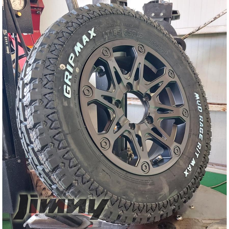 ジムニー JB23 JB64 JA11 JA12 JA22 タイヤホイール 16インチ GripMax MUD RAGE RT MAX 175 ...