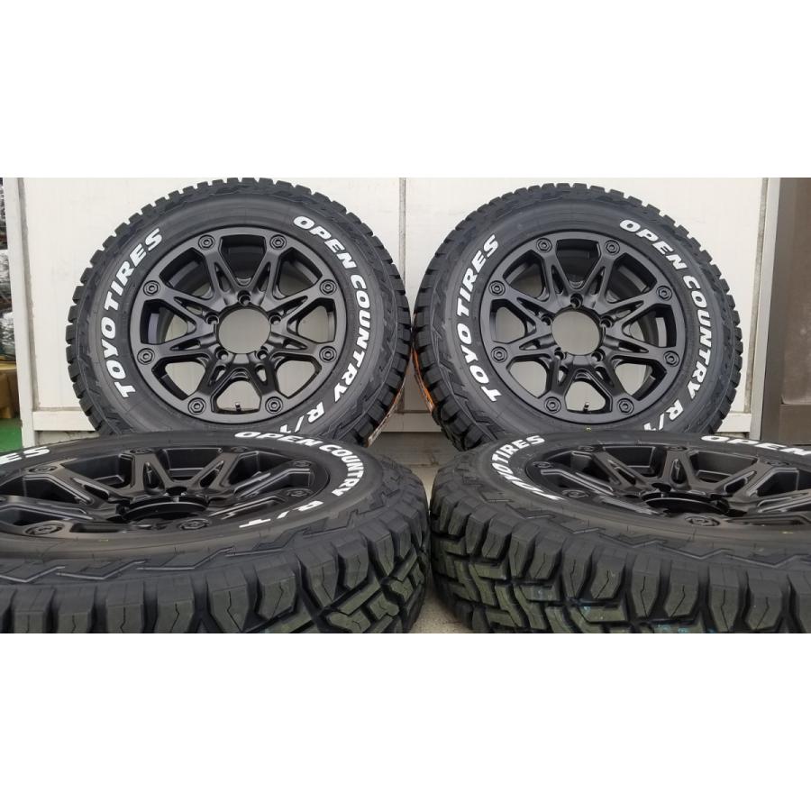 OPEN COUNTRY ジムニー JB23 JB64 16インチ Bounty Collection BDX08 トーヨーオープンカントリーRT 185/85R16 ホワイトレター ...