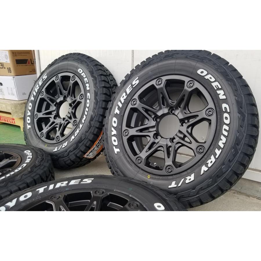 OPEN COUNTRY ジムニー JB23 JB64 16インチ Bounty Collection BDX08 トーヨーオープンカントリーRT 185/85R16 ホワイトレター ...