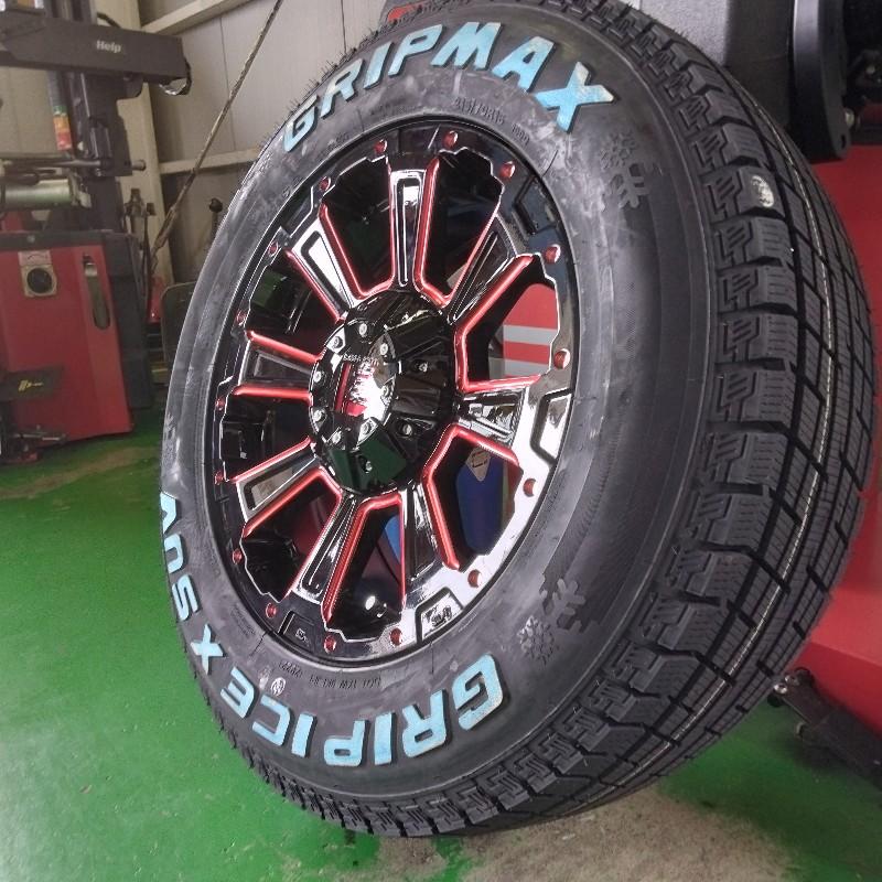 Ice X スタッドレス デリカ D5 RAV4 CX5 エクストレイル クロスロード タイヤホイールセット グリップマックス ICE-X SUV 215/70R16 16インチ ...