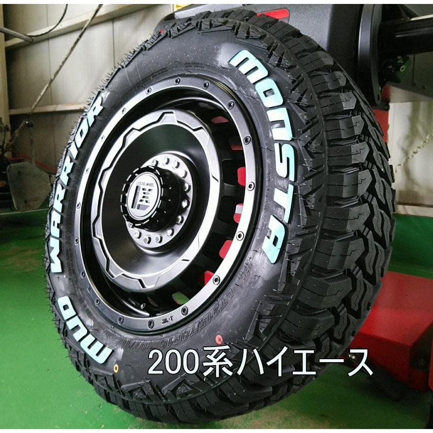 ハイエース HIACE 200系 レジアスエース タイヤホイール MONSTA マッド 215/70R16 16インチ SwaGGer ...