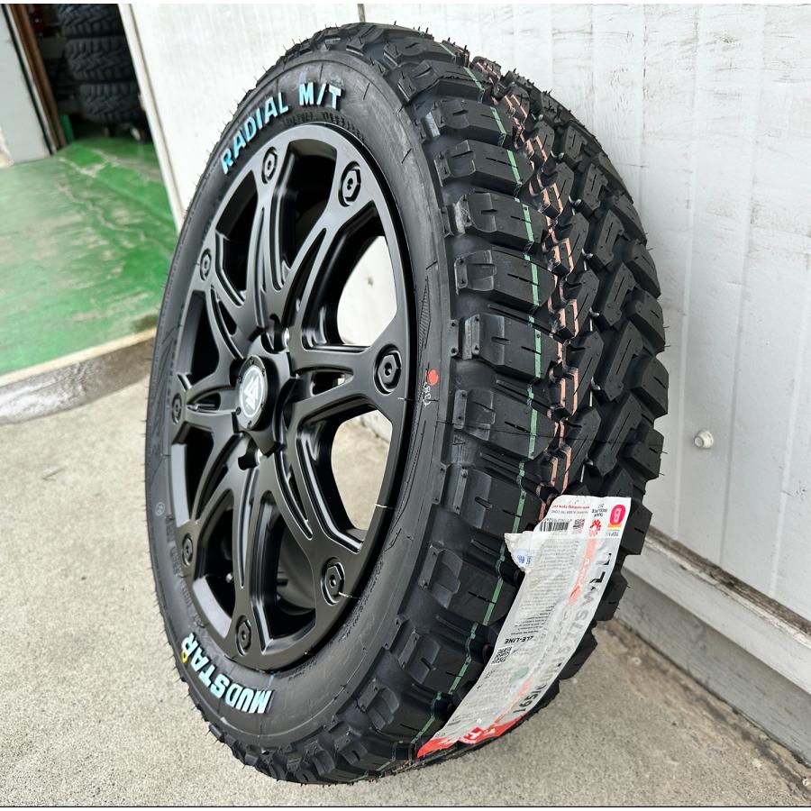 タイヤホイール 新品4本セット マッドスター 軽トラック ハイゼット ジャンボ ノーマル車高 MUDSTAR MT 165/60R15 15インチ MUD-X : mudstar-mt-165 ...