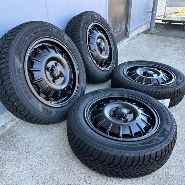即納 ハスラー デリカミニ タント スペーシア ワゴンR N-BOX 軽トラ 軽自動車 スタッドレスタイヤホイールセット 14インチ SAILUN Alpine+ 165/65R14 155 ...