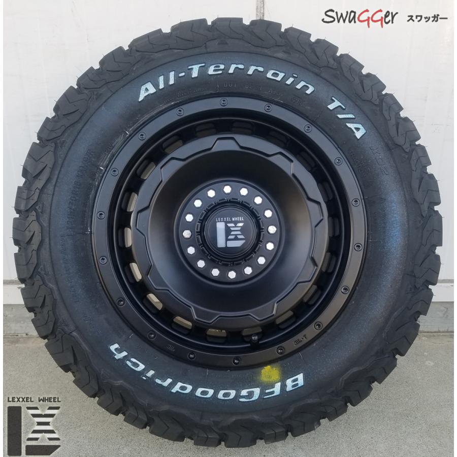 デリカD5 RAV4 CX8 CX5 ハリアー エクストレイル 17インチ LEXXEL SwaGGer スワッガー BF Goodrich ALLTERRAIN KO2 225/65R17 ...