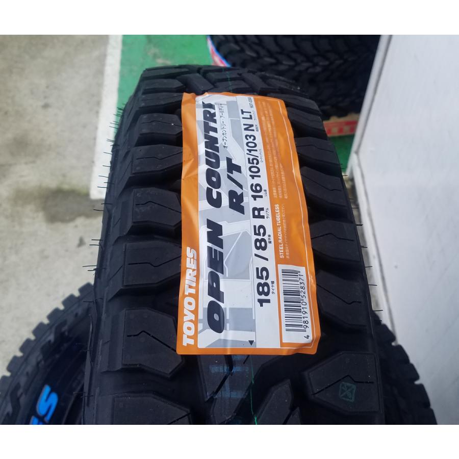 OPEN COUNTRY ジムニー JB23 JB64 JA11 JA12 JA22 タイヤホイール 16インチ TOYO OPENCOUNTRY RT トーヨー オープンカントリー 185 ...