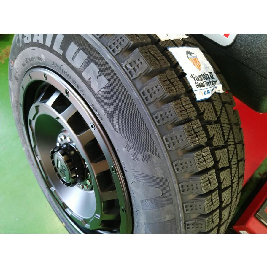 ICE BLAZER 即納 スタッドレス タイヤホイール 17インチ SwaGGer SAILUN WSTX 225/65R17 RAV4 デリカD5 エクストレイル CHR CX5 ...
