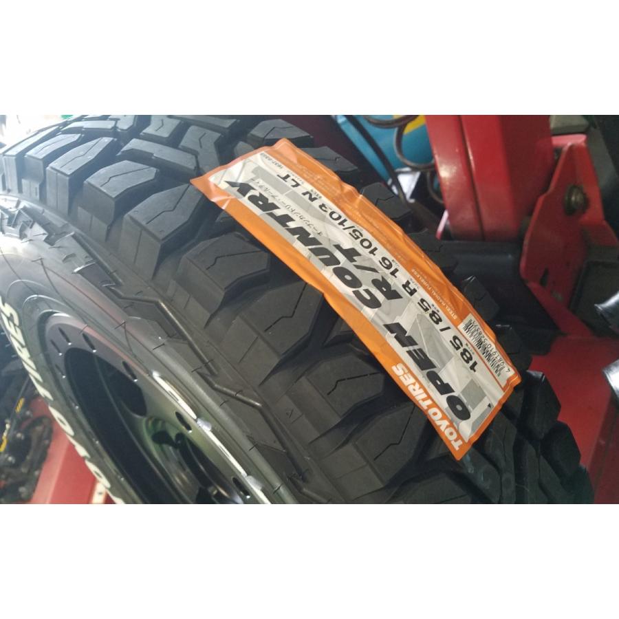 OPEN COUNTRY ジムニー JB23 JB64 16インチ Bounty Collection BDX05 トーヨーオープンカントリーRT 185/85R16 ホワイトレター ...