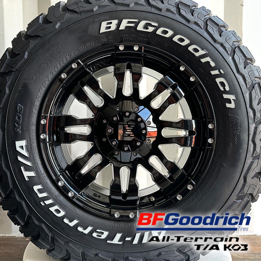 オールテレーン ランクル250 ランクル300 ランドクルーザー 17インチ BF オールテレン KO3 265/65R17 265/70R17 タイヤホイールセット ホワイトレター ...