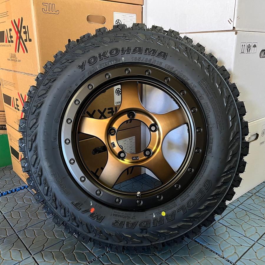 ジムニー JB64 JB23 JB22 JA12 JA11 タイヤホイール 4本セット ヨコハマ ジオランダー MT G003 185/85R16・175/80R16・195R16 BDX05 ...