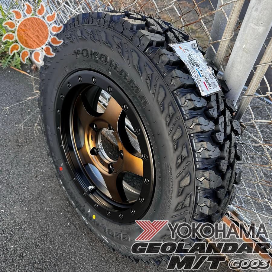 GEOLANDAR ジムニー JB64 JB23 JB22 JA12 JA11 タイヤホイール 4本セット ヨコハマ ジオランダー MT G003 185/85R16・175/80R16 ...