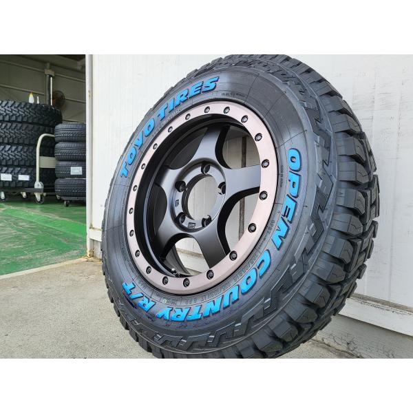 OPEN COUNTRY ジムニー JB23 JB64 16インチ Bounty Collection BDX05 トーヨーオープンカントリーRT 185/85R16 ホワイトレター ...