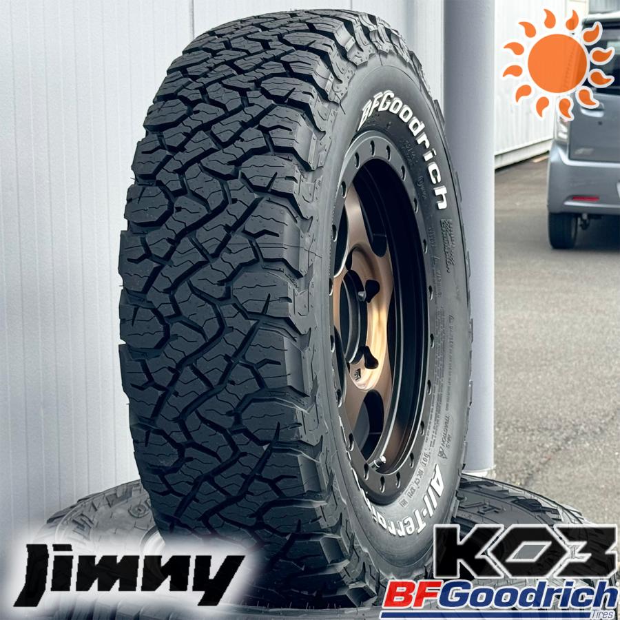 ジムニー JB64 JB23 16インチ タイヤホイール 4本セット BDX05 BF グッドリッチ オールテレン KO3 175/80R16 215/70R16 225/70R16 235 ...