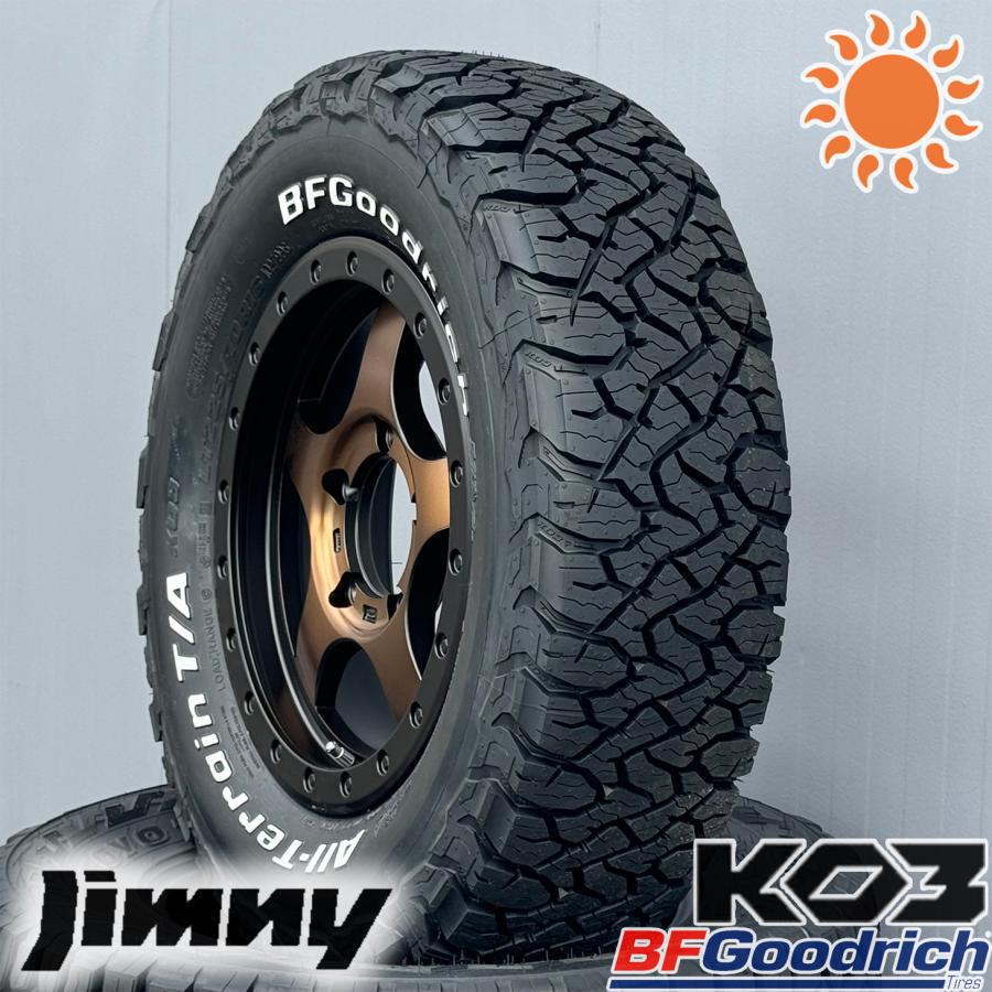 ジムニー JB64 JB23 16インチ タイヤホイール 4本セット BDX05 BF グッドリッチ オールテレン KO3 175/80R16 215/70R16 225/70R16 235 ...