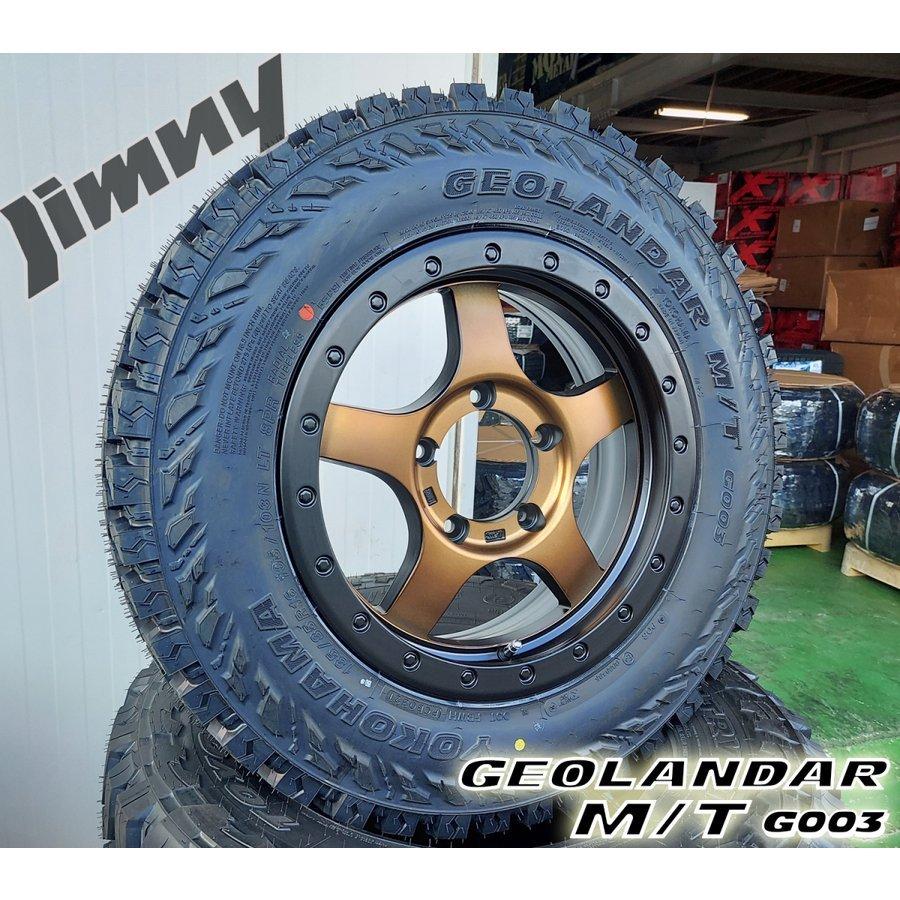 ジムニー JB23 JB64 16インチ Bounty Collection BDX05 ヨコハマ ジオランダー MT G003 185/85R16 175/80R16 195R16 ...