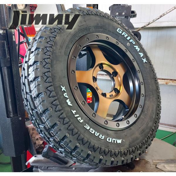 ジムニー JB23 JB64 JA11 JA12 JA22 タイヤホイール 16インチ GripMax MUD RAGE RT MAX 175 ...