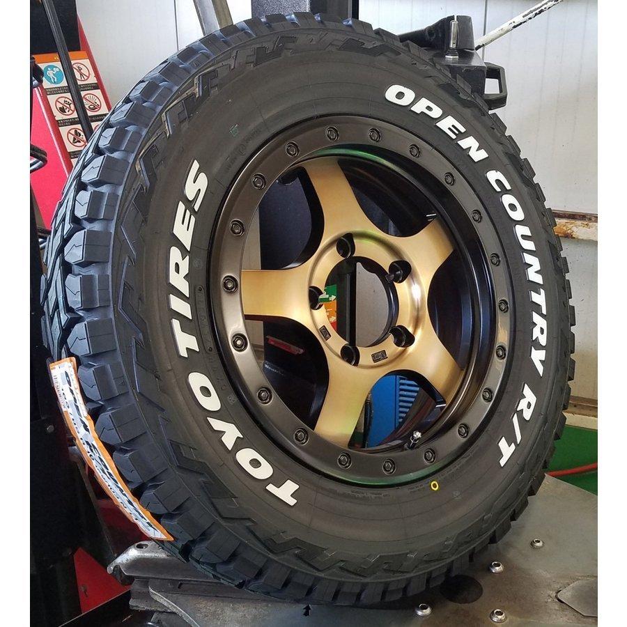 OPEN COUNTRY ジムニー JB23 JB64 16インチ Bounty Collection BDX05 トーヨーオープンカントリーRT 185/85R16 ホワイトレター ...