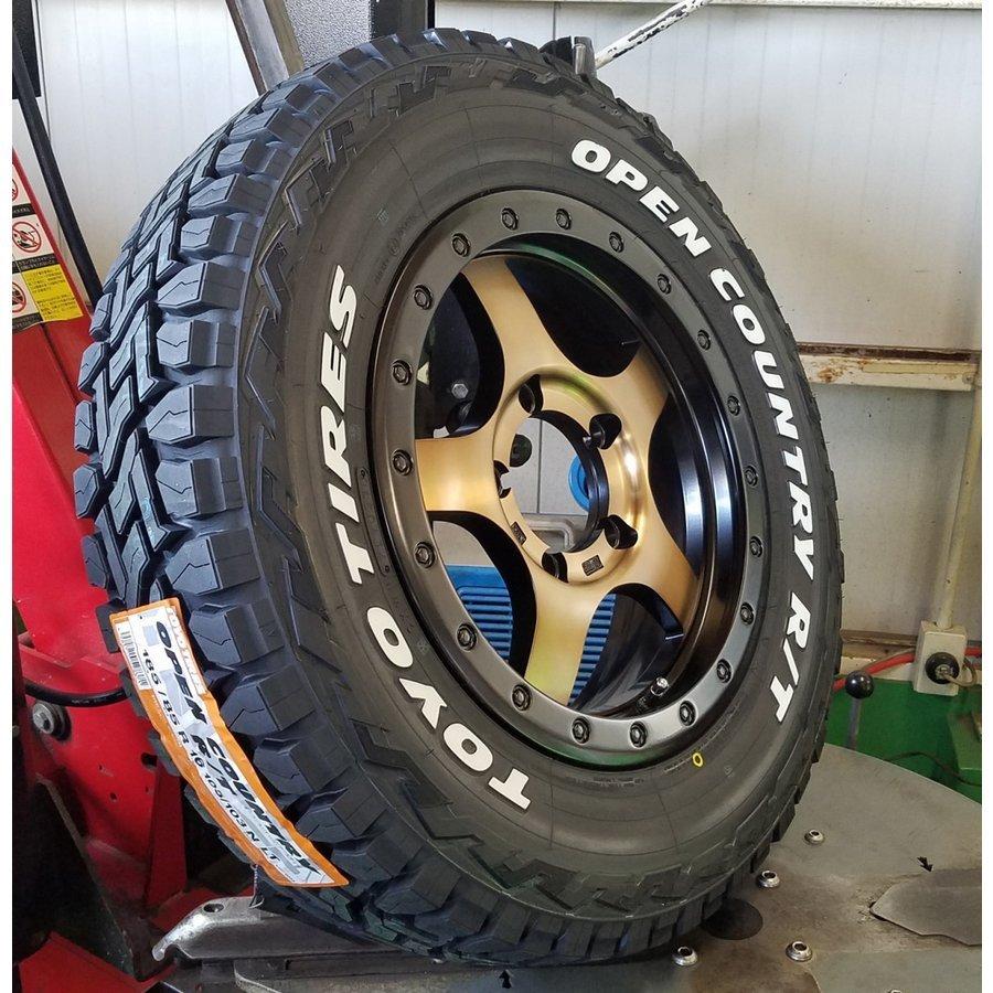 OPEN COUNTRY ジムニー JB23 JB64 16インチ Bounty Collection BDX05 トーヨーオープンカントリーRT 185/85R16 ホワイトレター ...