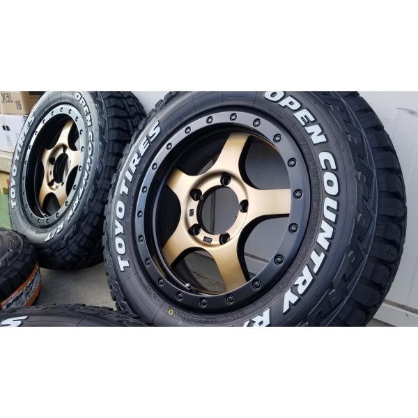 OPEN COUNTRY ジムニー JB23 JB64 16インチ Bounty Collection BDX05 トーヨーオープンカントリーRT 185/85R16 ホワイトレター ...