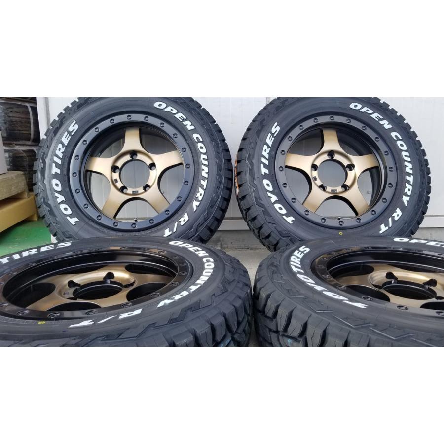 OPEN COUNTRY ジムニー JB23 JB64 16インチ Bounty Collection BDX05 トーヨーオープンカントリーRT 185/85R16 ホワイトレター ...