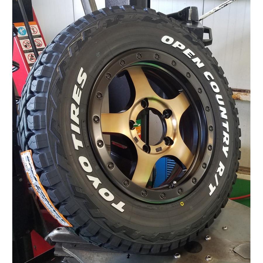 OPEN COUNTRY ジムニー JB23 JB64 タイヤホイール 16インチ TOYO RT トーヨー オープンカントリー 185/85R16 ホワイトレター レトロ ジムニーカスタム ...