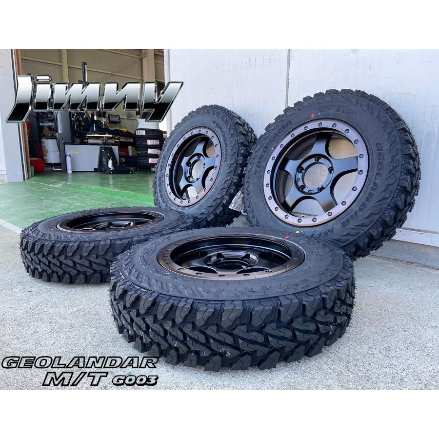 OPEN COUNTRY ジムニー JB23 JB64 16インチ Bounty Collection BDX05 ヨコハマ ジオランダー MT G003 185/85R16 175 ...