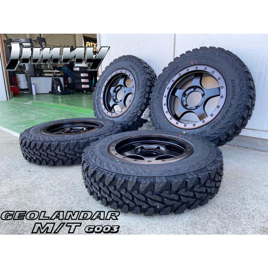 OPEN COUNTRY ジムニー JB23 JB64 16インチ Bounty Collection BDX05 ヨコハマ ジオランダー MT G003 185/85R16 175 ...