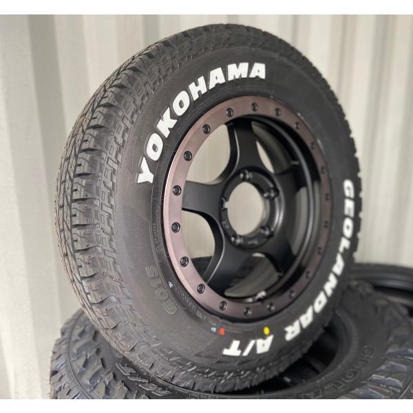 ジムニー JB23 JB64 16インチ Bounty Collection BDX05 ヨコハマ ジオランダー G015 A/T 185/85R16 ホワイトレター : Wheel-And ...